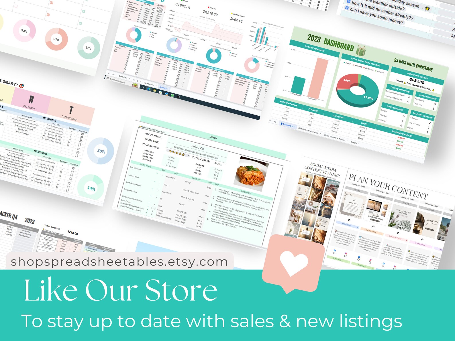 Etsy Bookkeeping Template for Etsy Sellers, Profit & Loss Spreadsheet ...