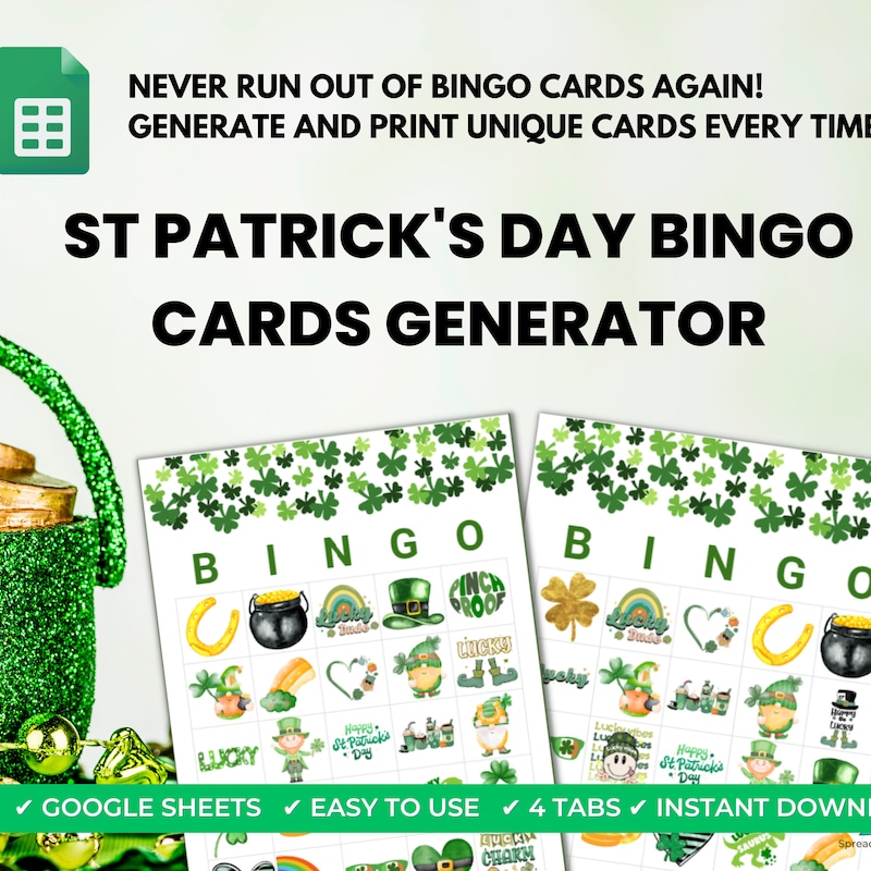 Leprechaun Bingo - Etsy