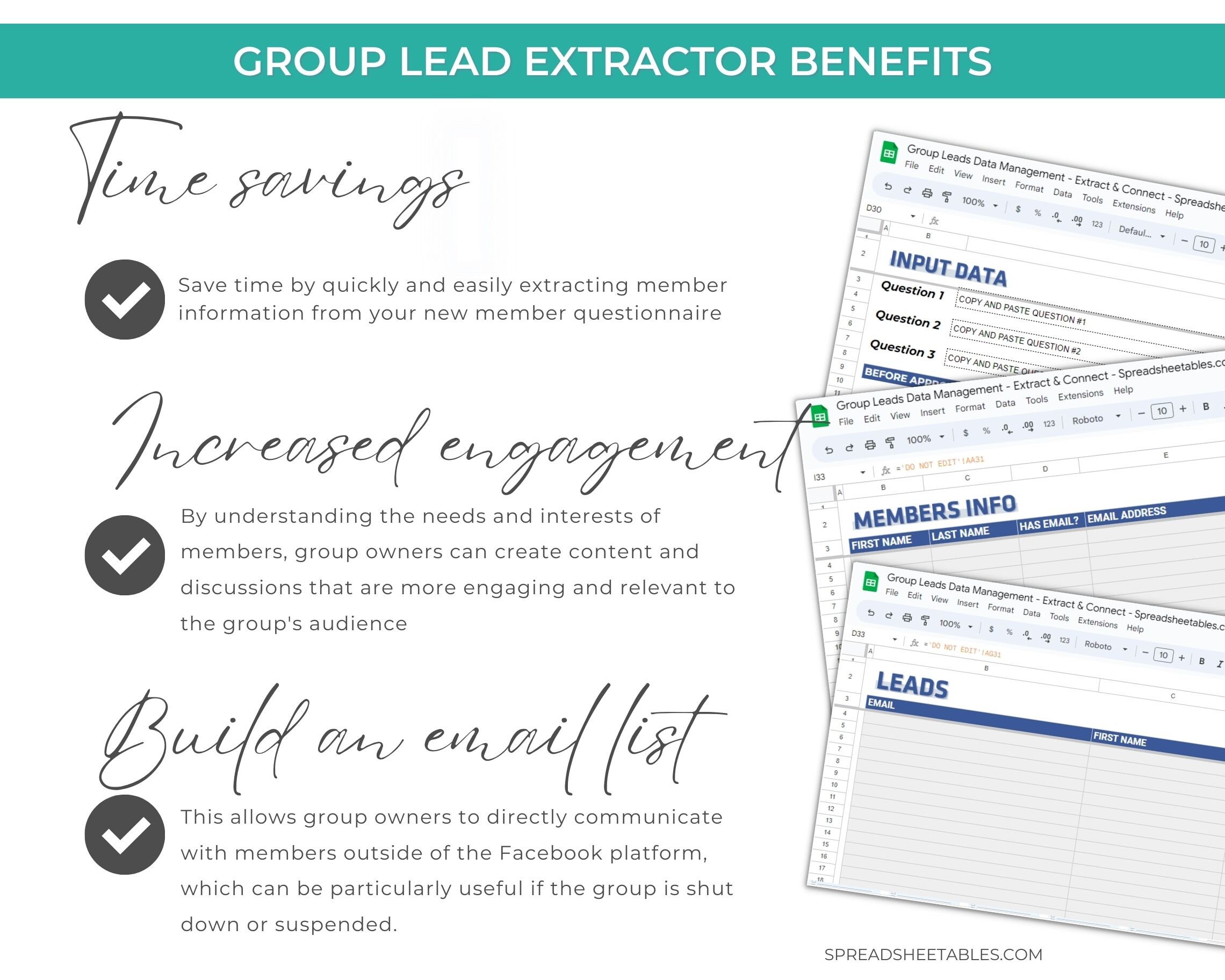 Group Lead Extractor in Google Sheets: Effortlessly Collect Emails for ...