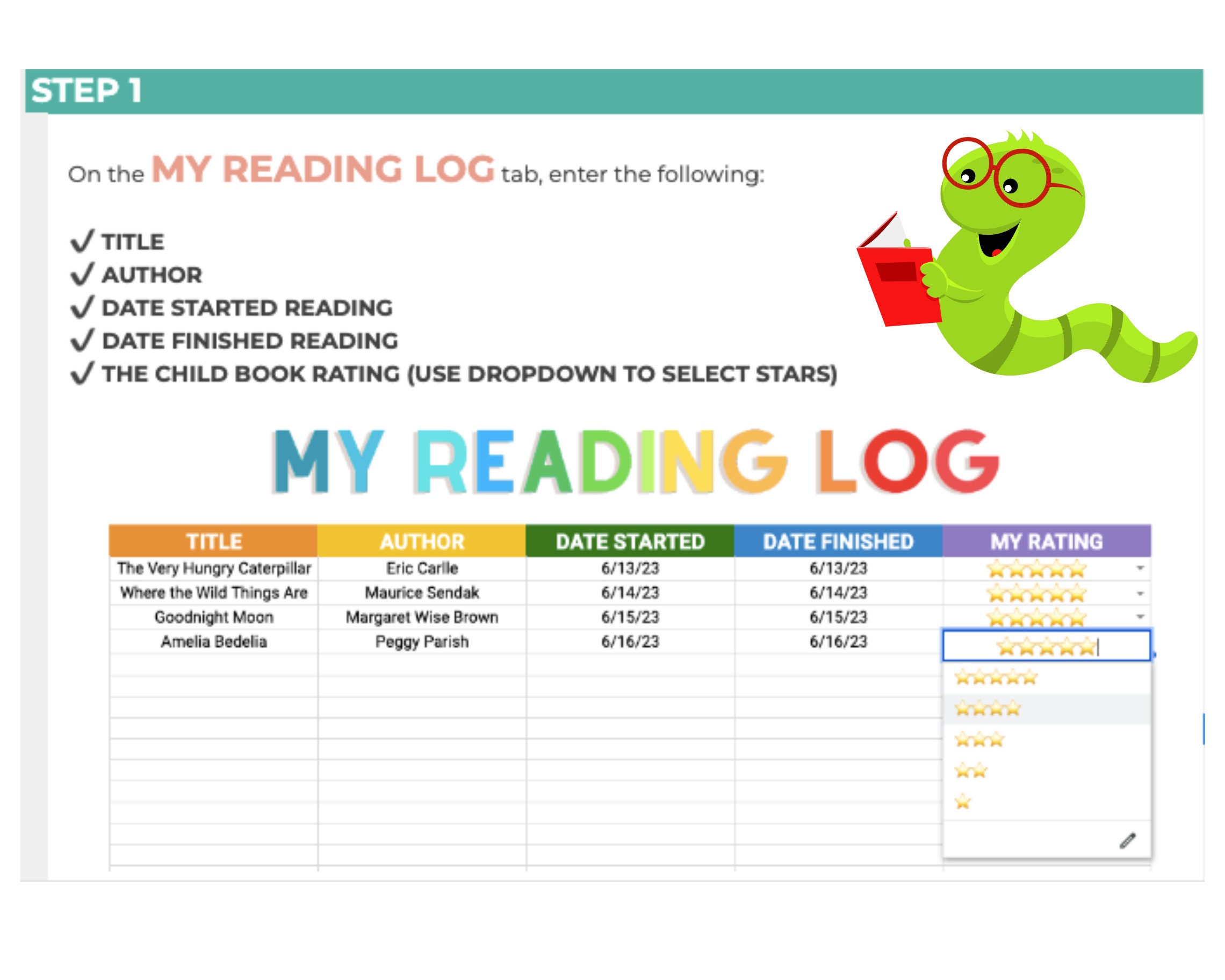 Summer Reading Log for Kids, Boost Reading Motivation, Track Progress ...