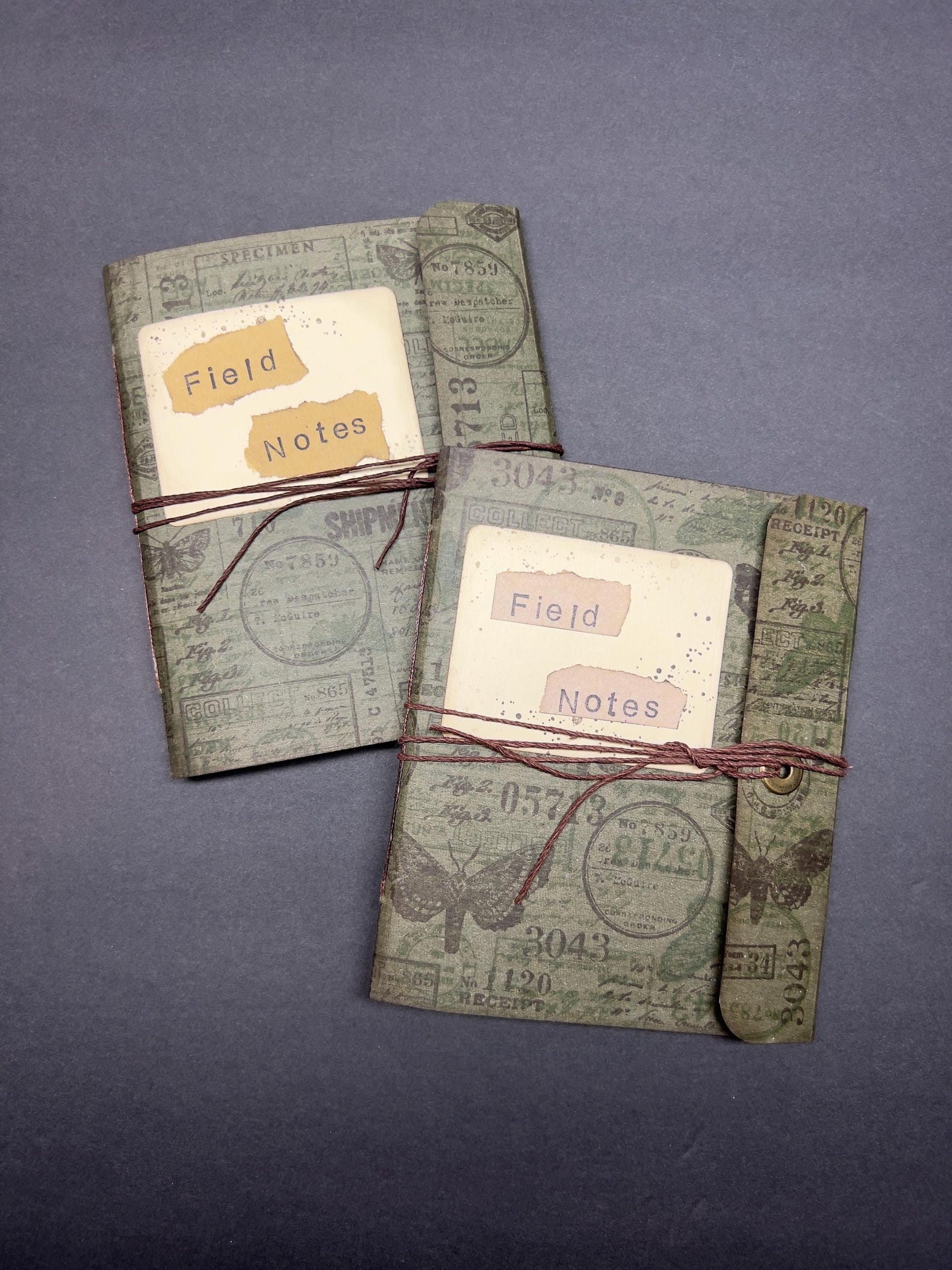 Field Notes Notebook Handmade From Upcycled Materials - Etsy