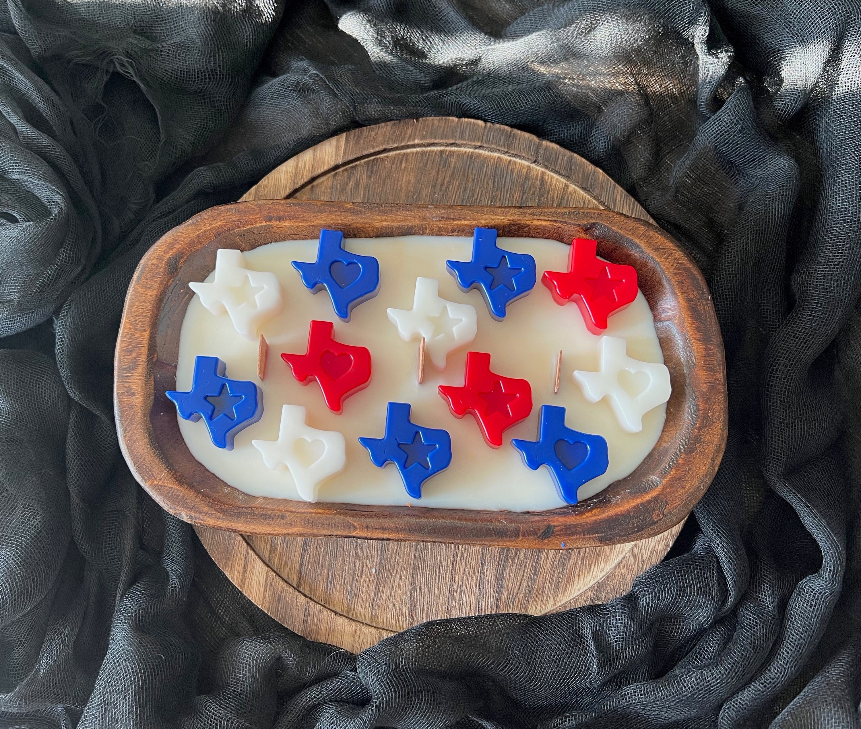 Texas Candle USA Candle Texas State Candle Dough Bowl - Etsy