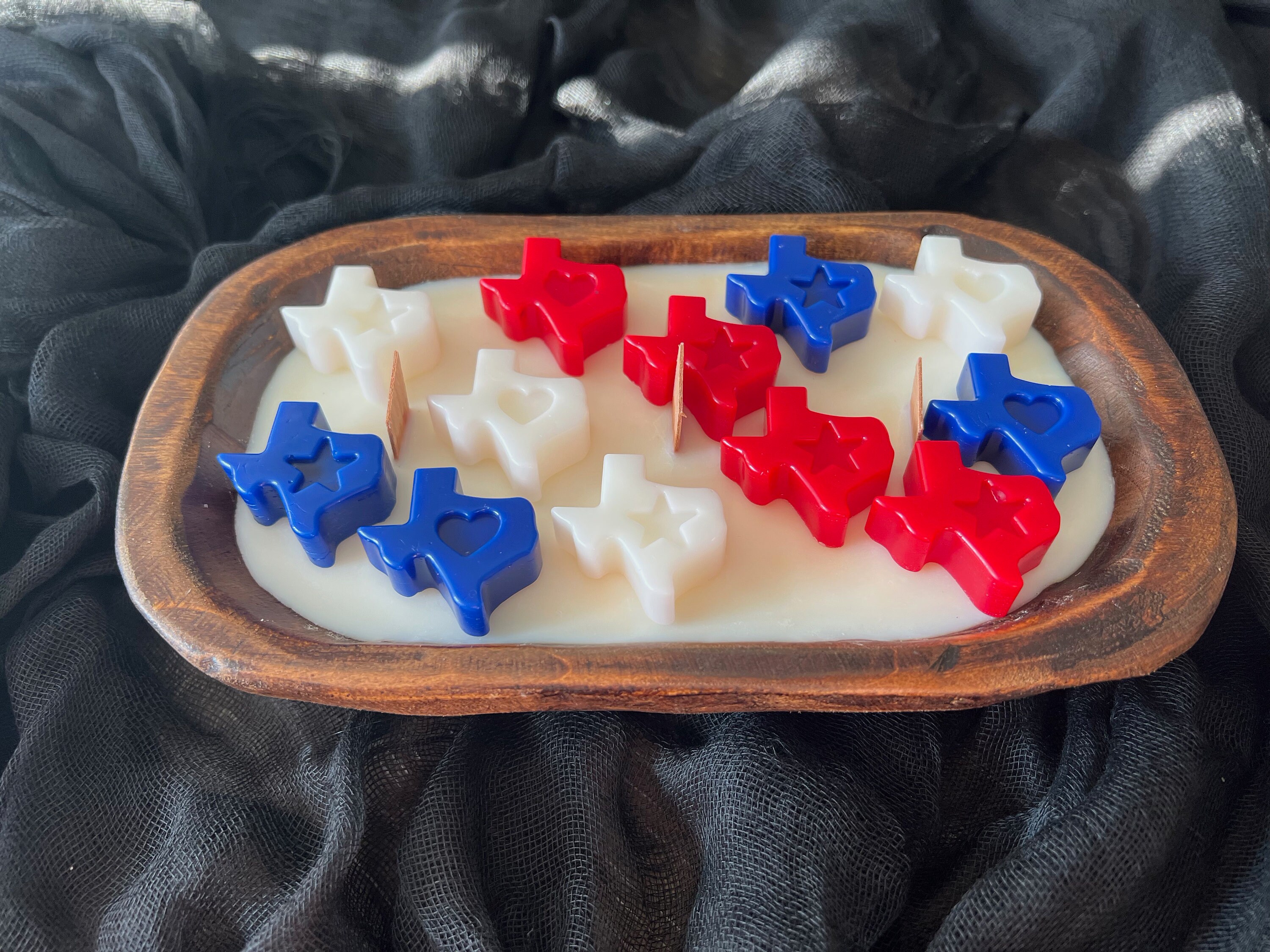 Texas Candle USA Candle Texas State Candle Dough Bowl - Etsy