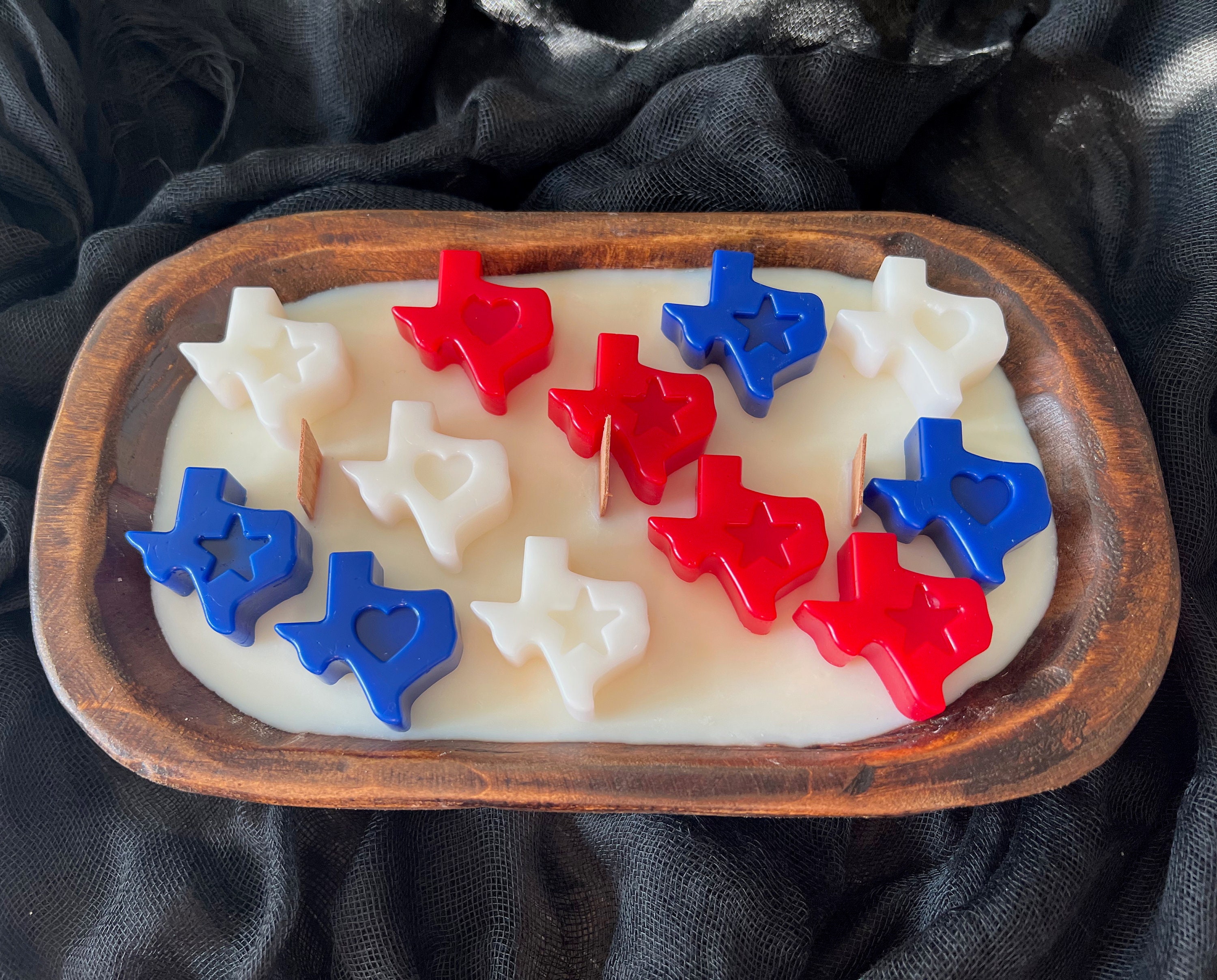 Texas Candle USA Candle Texas State Candle Dough Bowl - Etsy