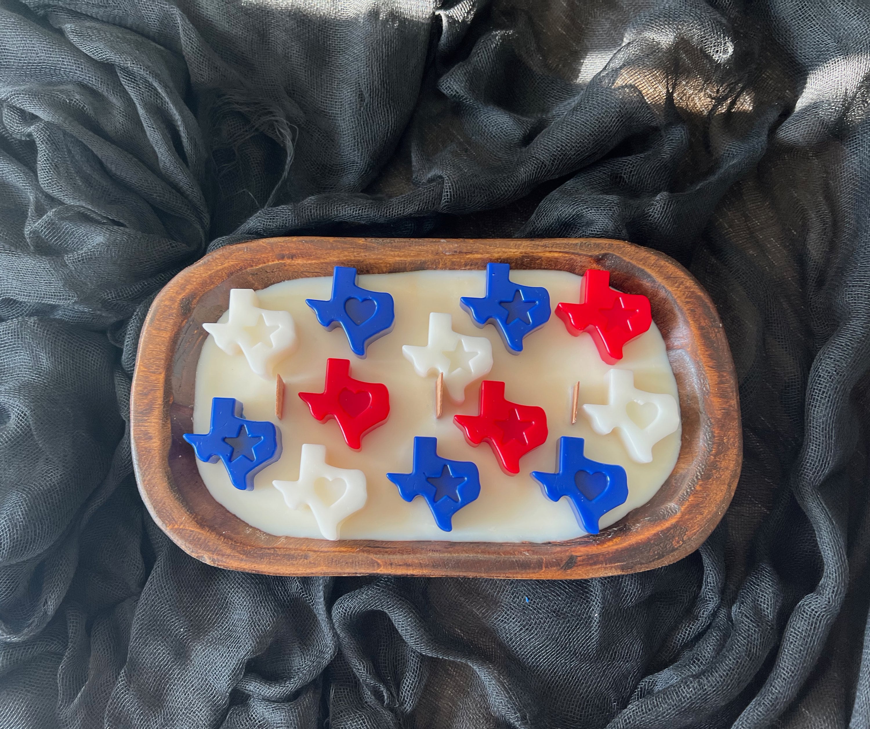 Texas Candle USA Candle Texas State Candle Dough Bowl - Etsy