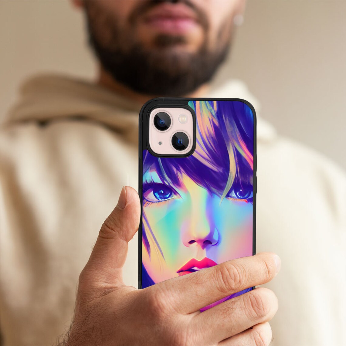 Cute Drawing iPhone 13 Case Cartoon Phone Case for iPhone 13 Girl Art ...