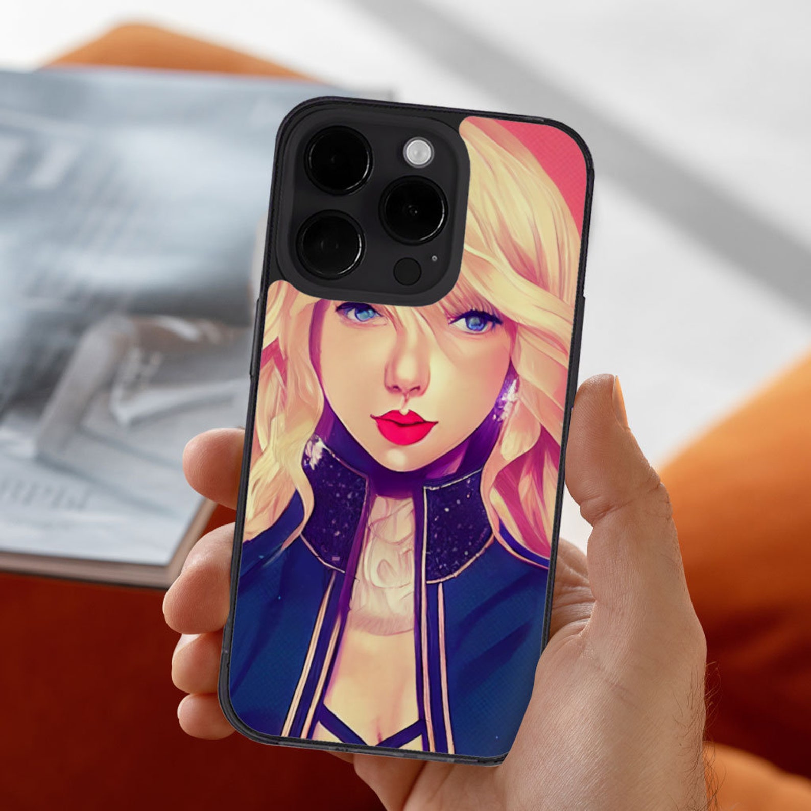 Cartoon Face iPhone 14 Pro Max Case Art Phone Case for iPhone 14 Pro ...