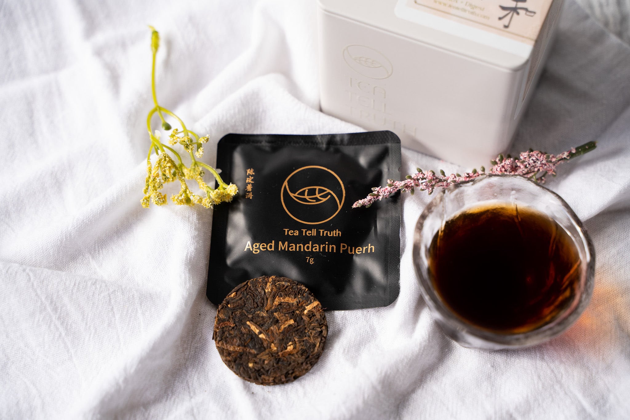 Aged Mandarin Puerh 10 Mini Cake per Box - Etsy