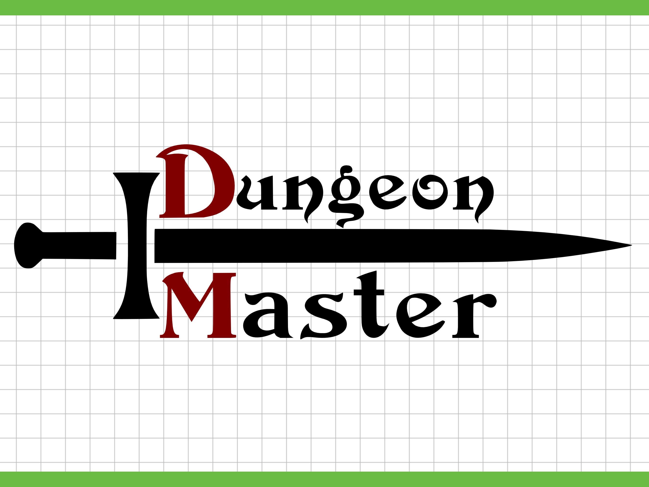 Dungeon Master SVG, Dungeons and Dragons Svg, Dungeon Master, Cut File ...