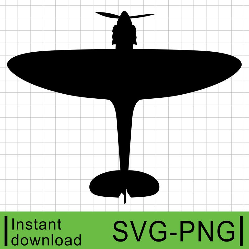 Spitfire Silhouette - Etsy UK