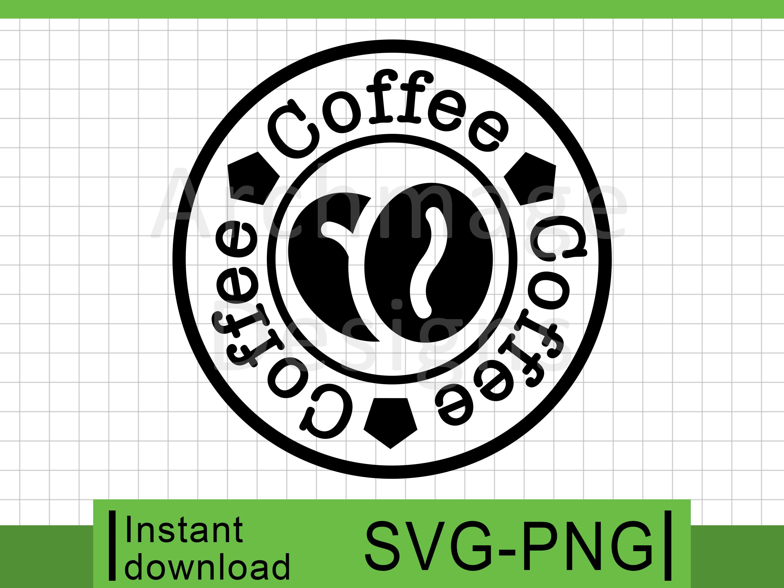 Coffee SVG, Coffee Bean Cut File for Cutting and Engraving, Commercial ...