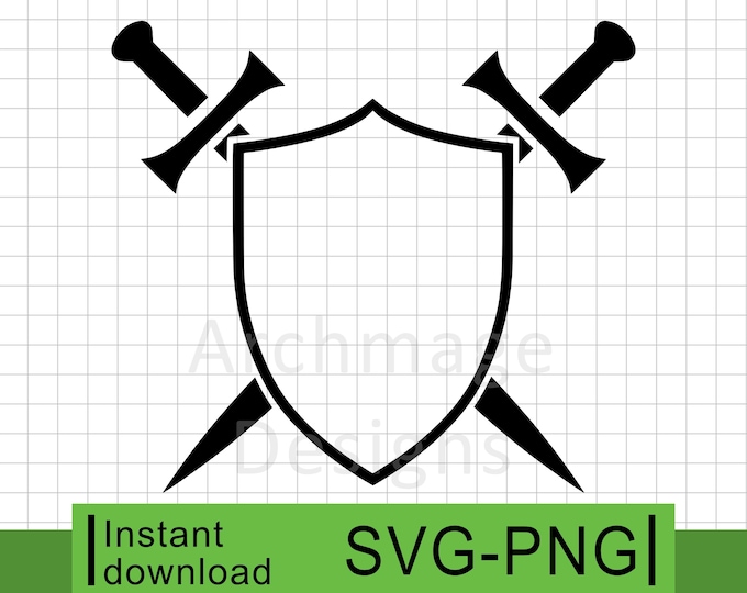 Shield Outline #7 - PNG & SVG - Etsy Canada