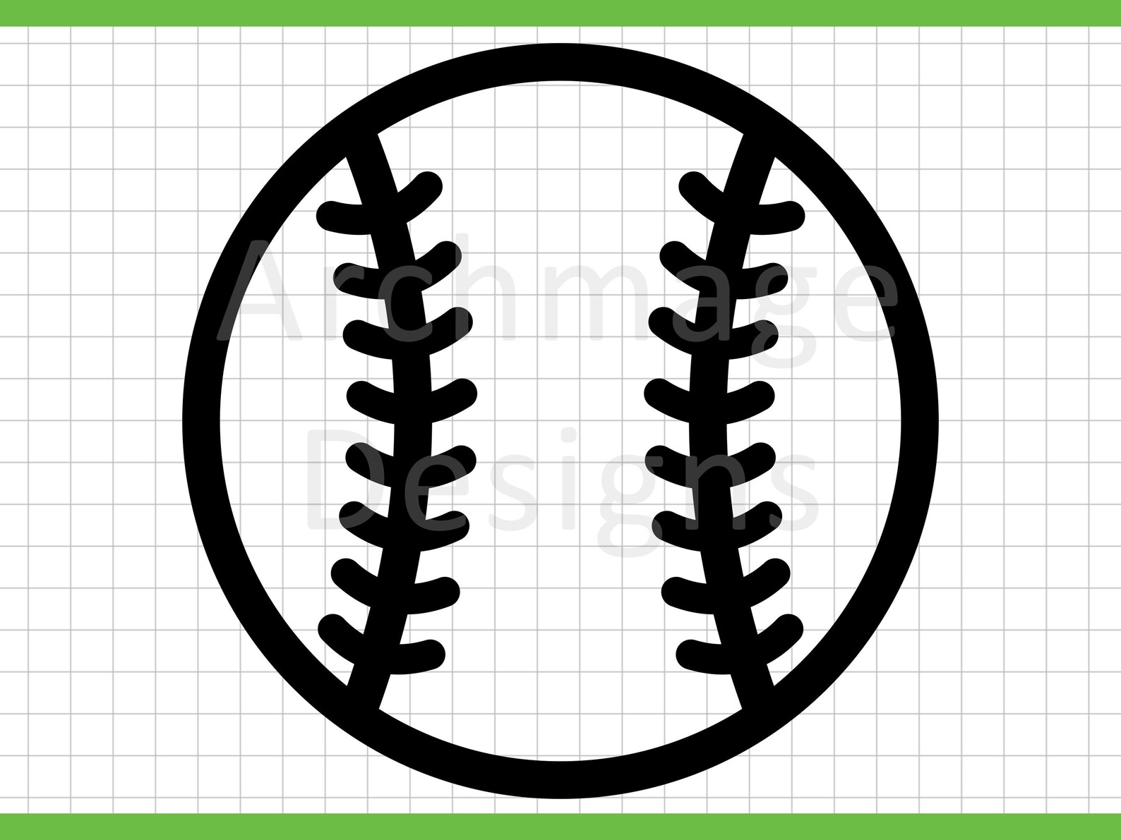 Baseball Ball PNG & SVG, Softball Ball Cut File, Commercial Use ...