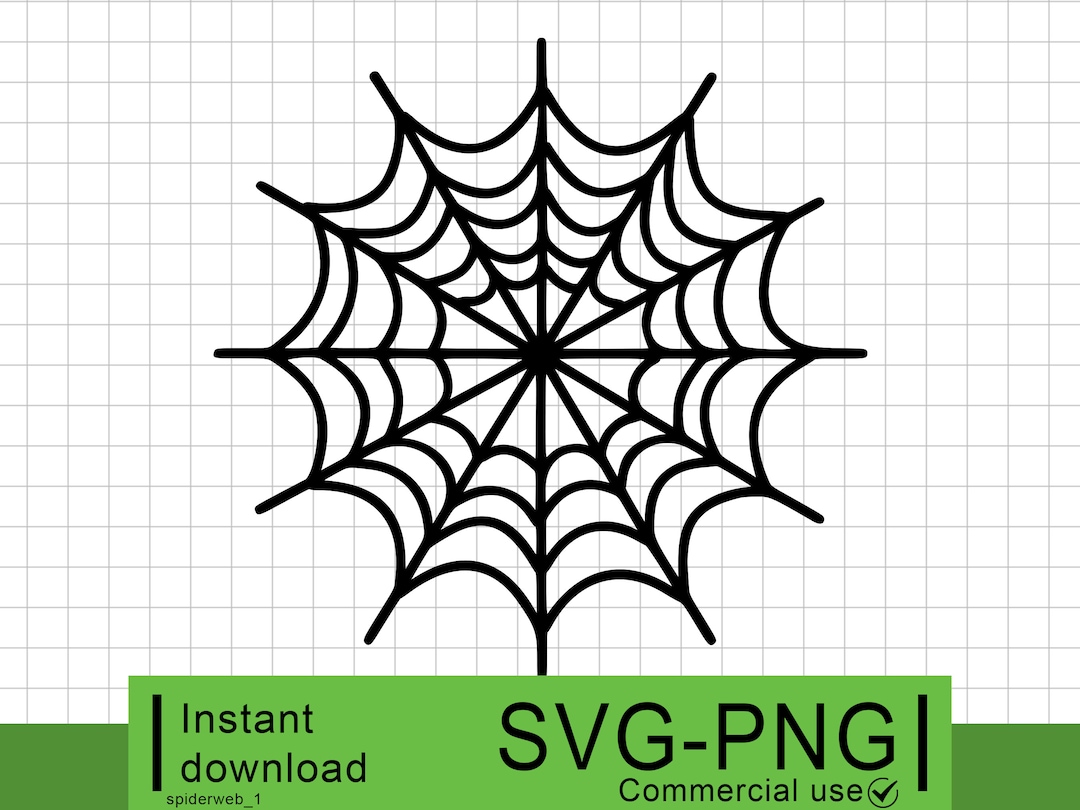 Spiderweb SVG, Cobweb SVG, PNG, Cut File, Commercial Use, Instant ...
