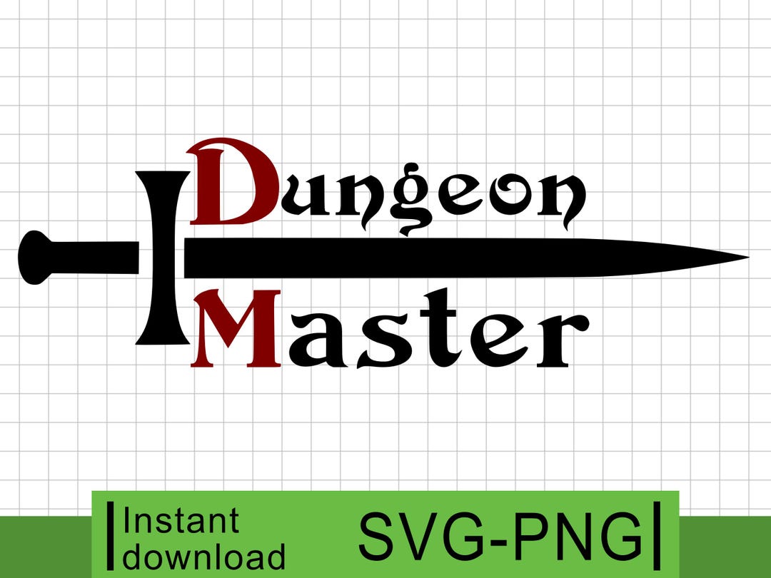 Dungeon Master SVG: Dungeons and Dragons - SVG & PNG (digital Download ...