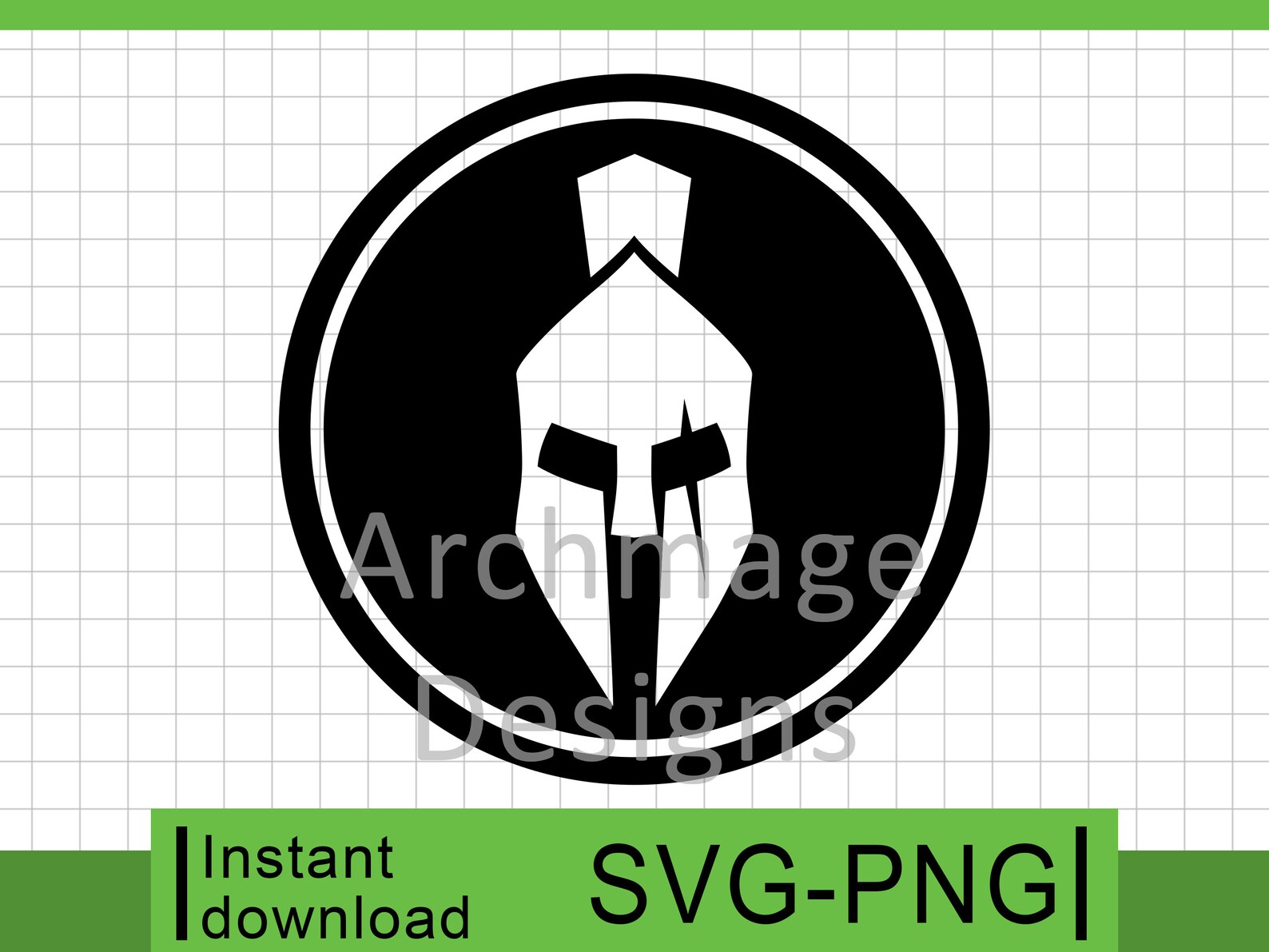Spartan Helmet Circle SVG Icon, Cut File, Commercial Use, Instant ...