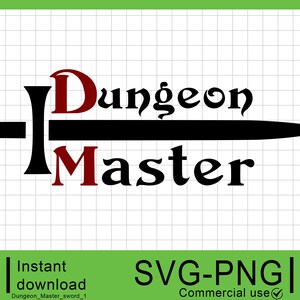 Dungeon Master SVG, Dungeons and Dragons Svg, Dungeon Master, Cut File ...
