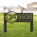 Personalized Butterfly Flowers Metal Address Sign House Number - Etsy