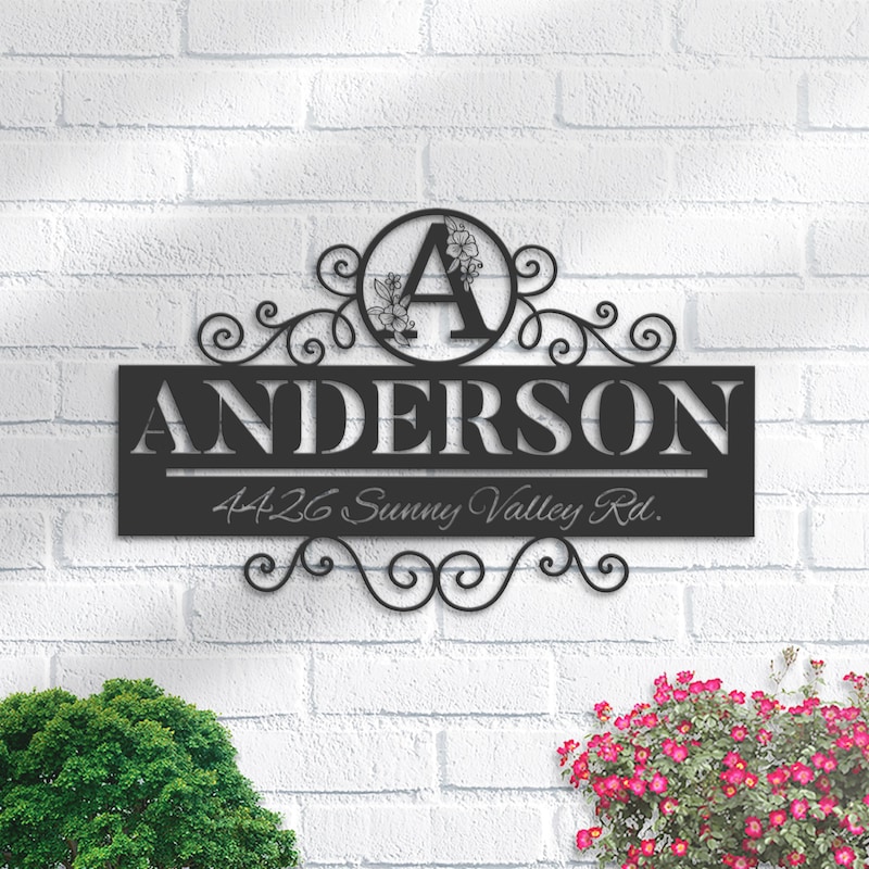 Monogram Plaque - Etsy