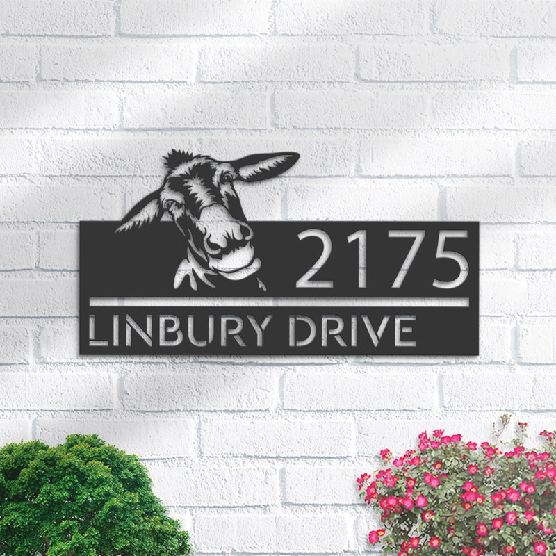 Donkey Yard Art - Etsy