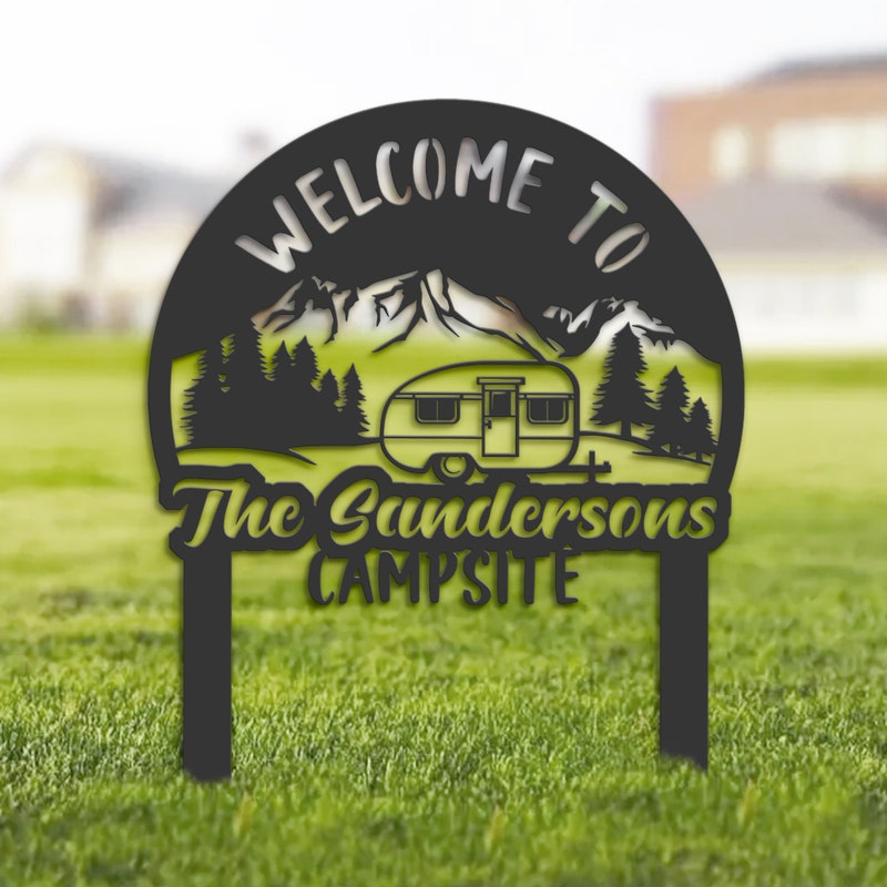 Campsite Sign - Etsy