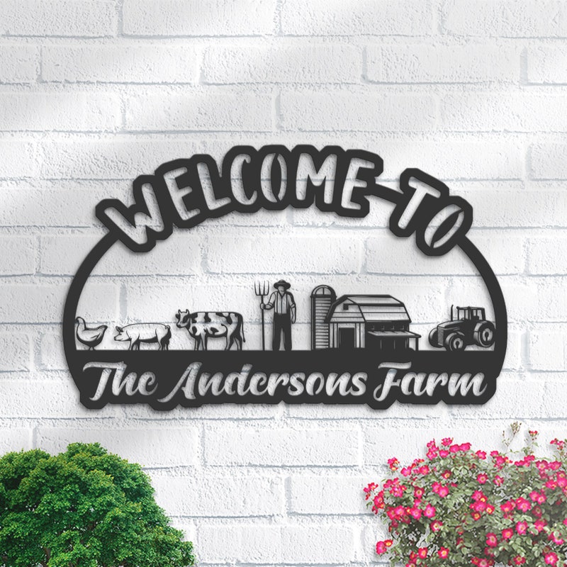 Farmstead Sign - Etsy
