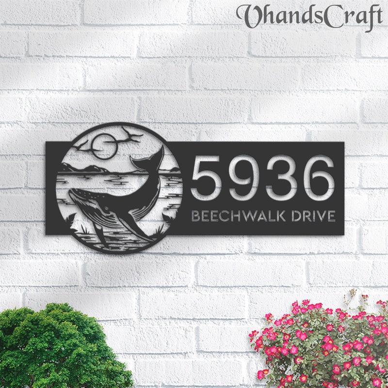 Hanging Address Sign - Etsy