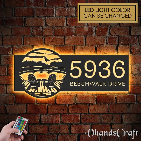 Led Address Sign - Etsy