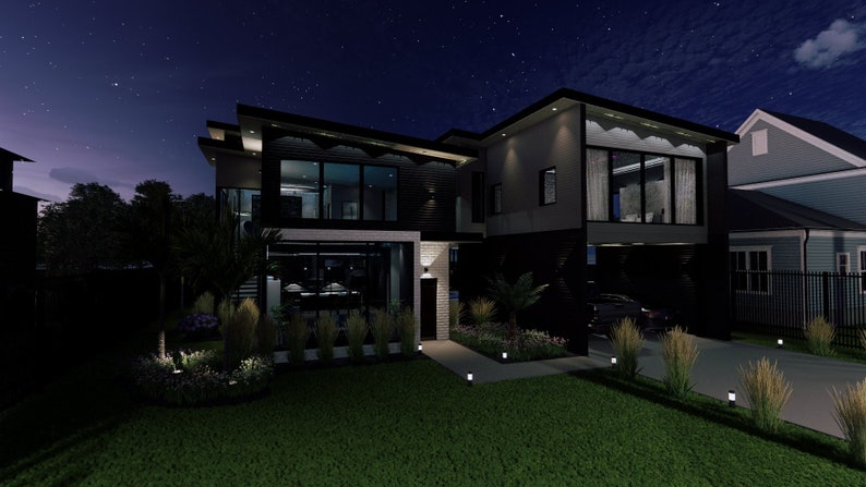 Concept House Design 4 CAD Files & 3D Model Included - Etsy Australia
