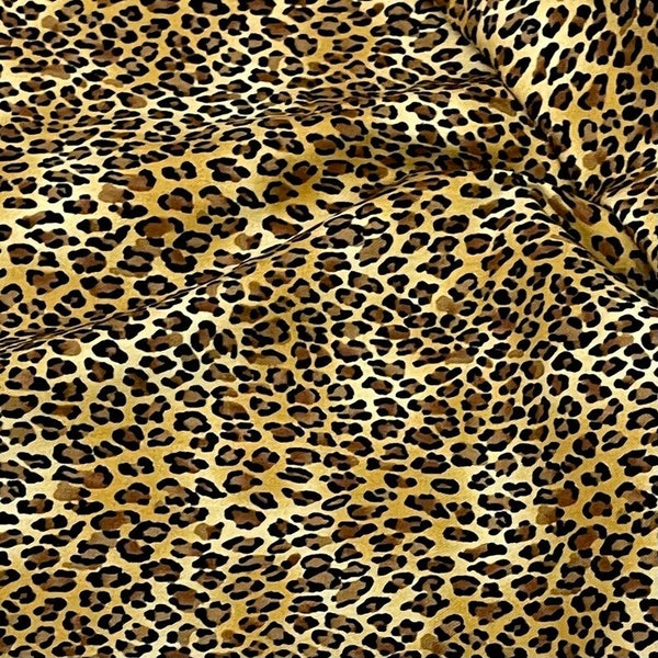 Leopard Print Quilt Fabric - Etsy