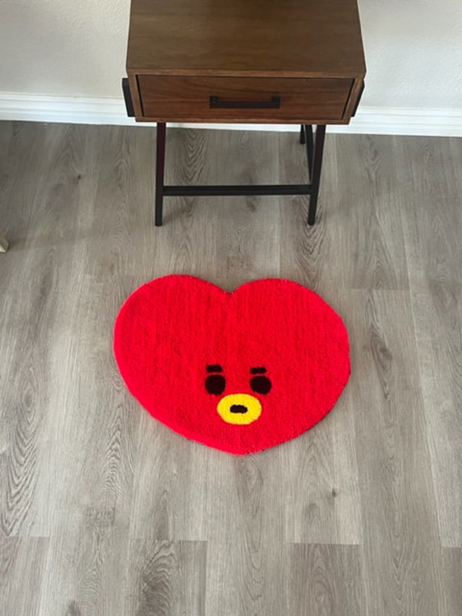 Tufted Handmade BT21 Tata Rug - Etsy