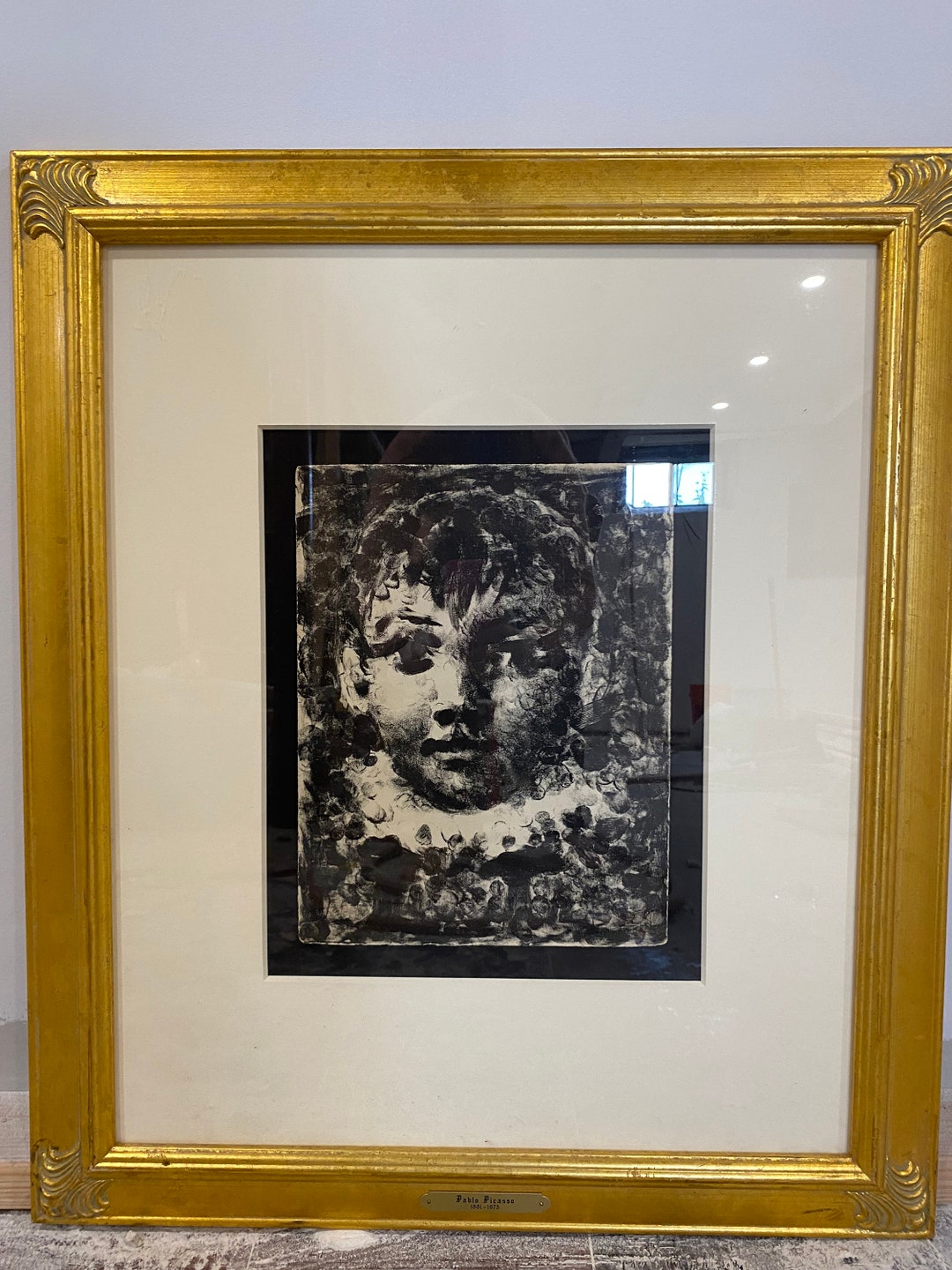 Pablo Picasso "farnand Mourlot Lithographe Ii" Frame, Plaque and ...