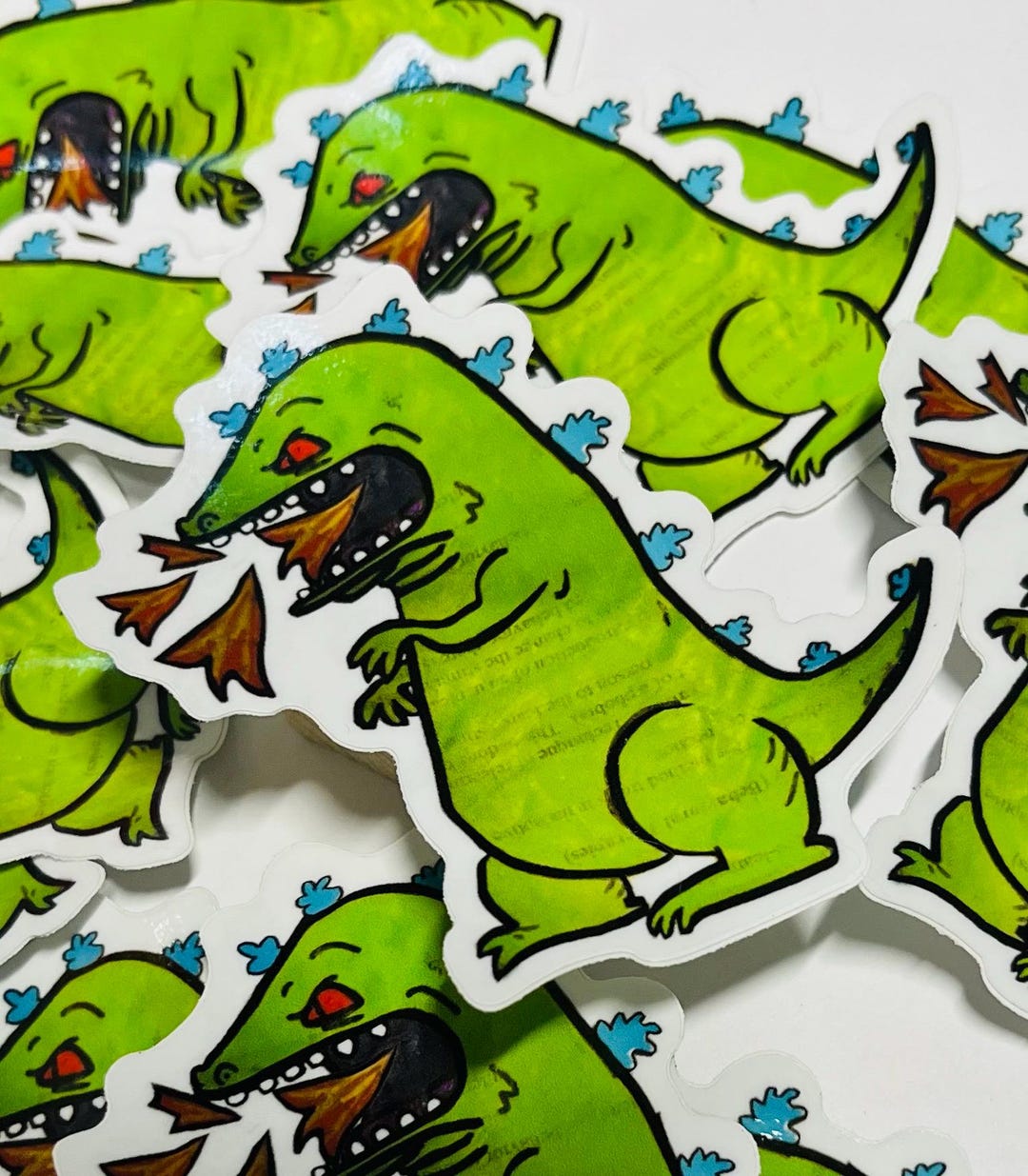Reptar the Lovable Destructive Dinosaur Like Monster From Rugrats. It’s ...
