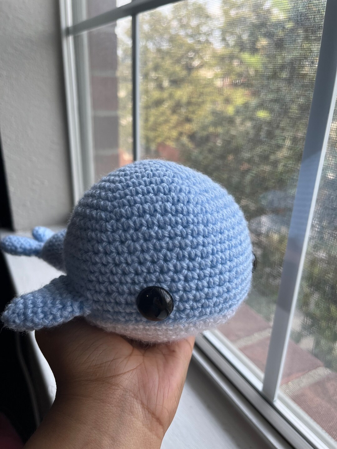 Light Blue Crochet Whale - Etsy