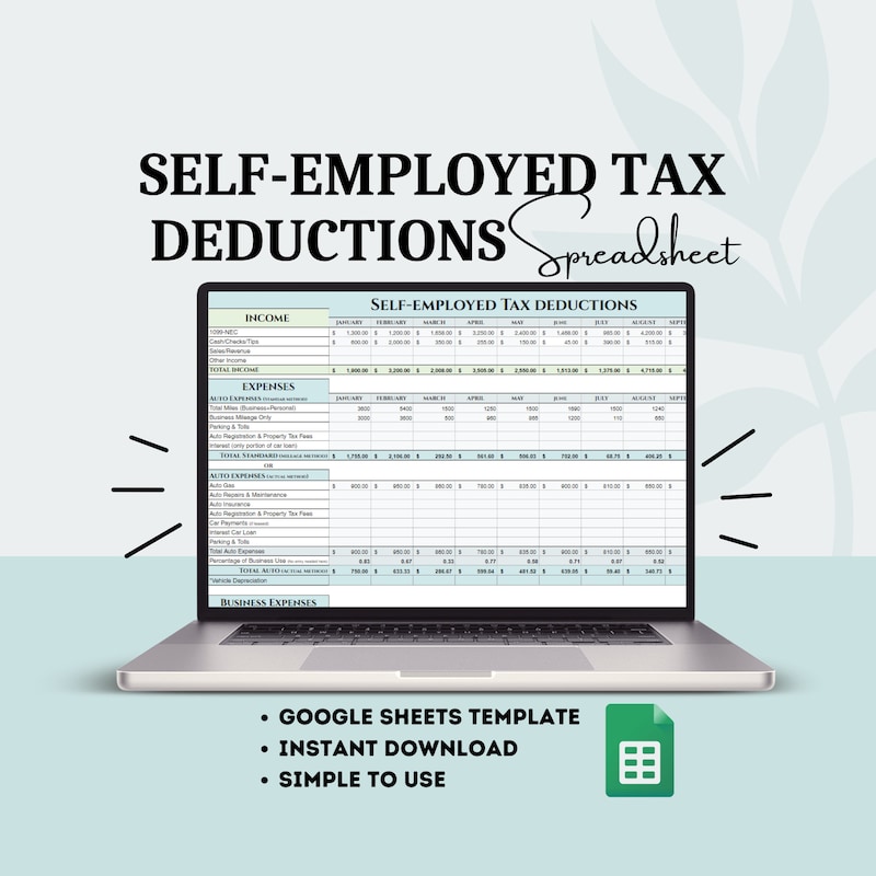 Taxes 2025 Spreadsheet - Etsy UK