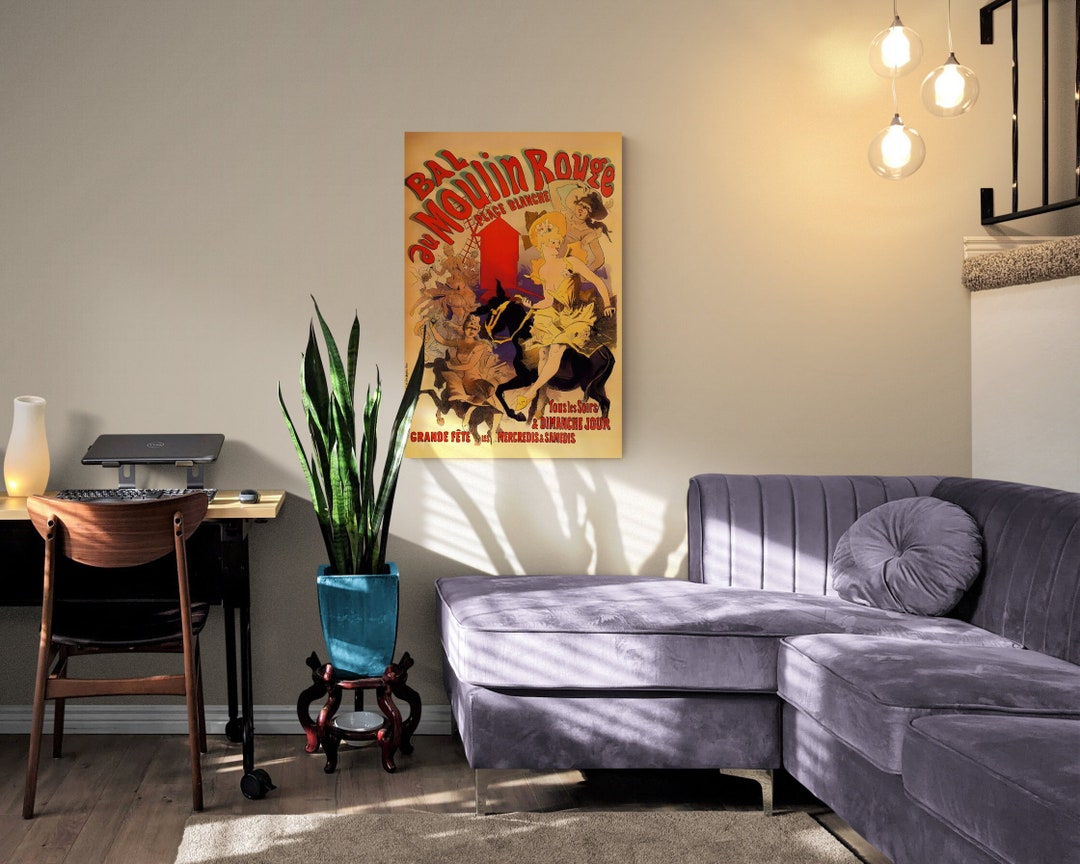 Moulin Rouge, Vintage French Poster - Etsy