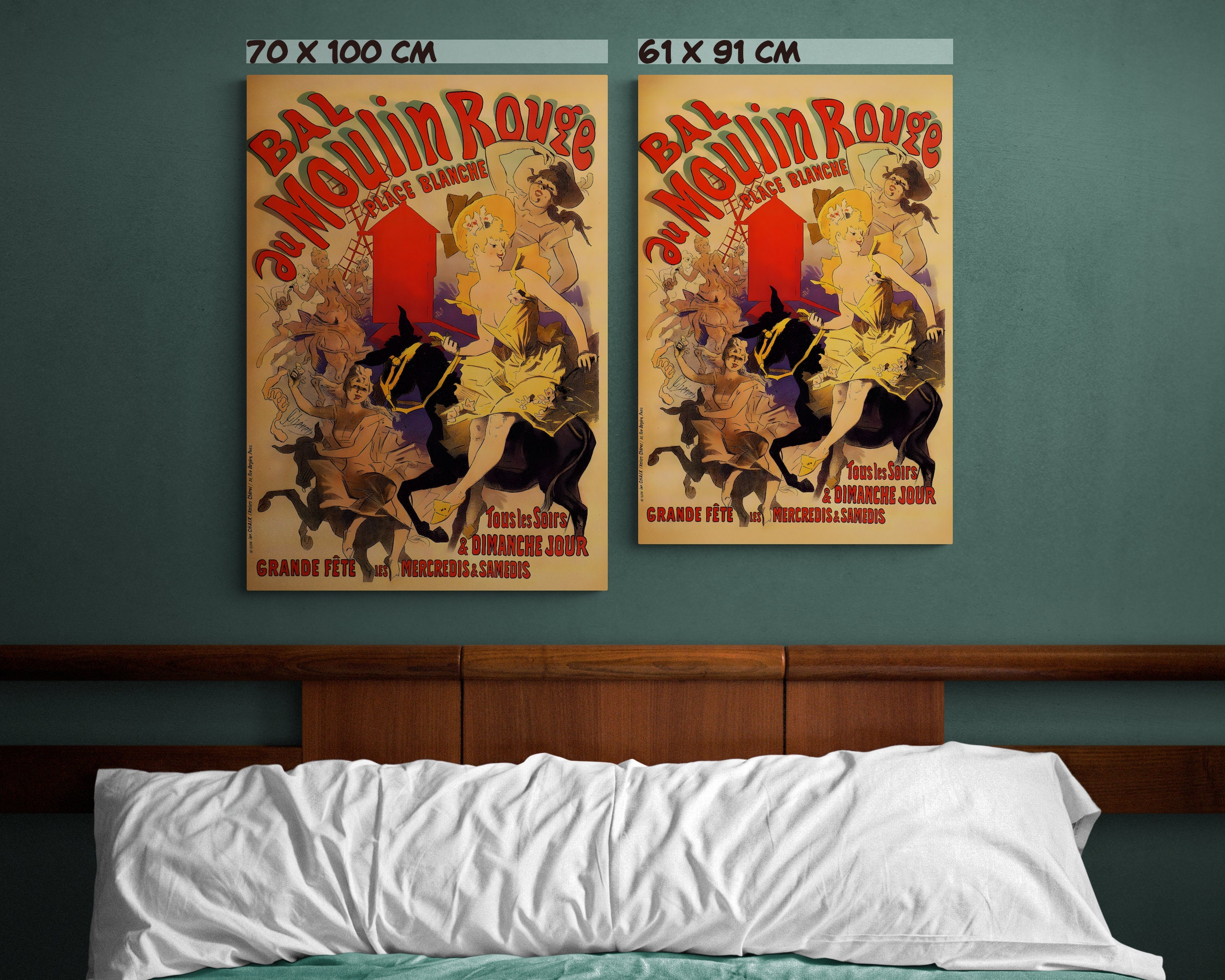 Moulin Rouge, Vintage French Poster - Etsy