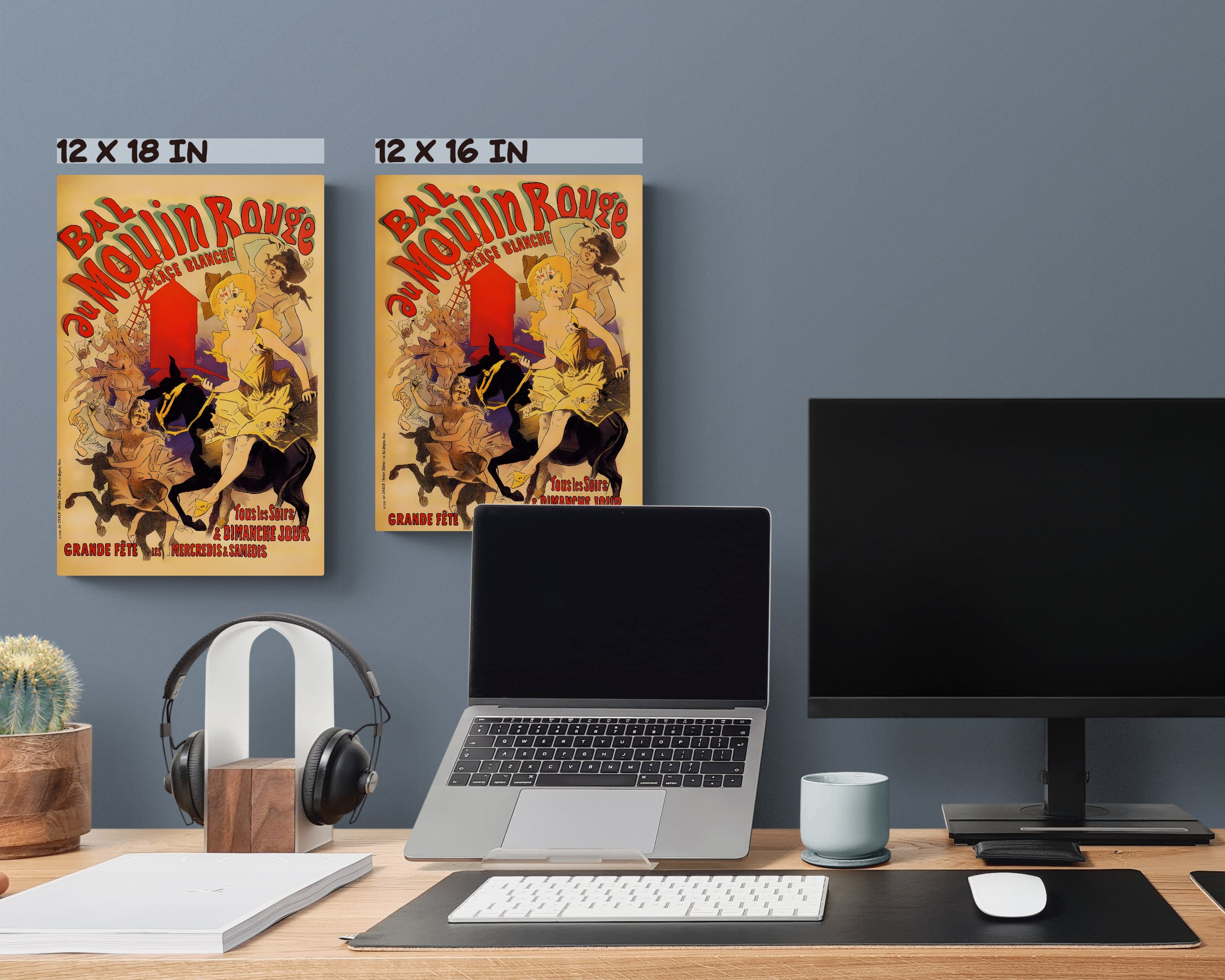 Moulin Rouge, Vintage French Poster - Etsy