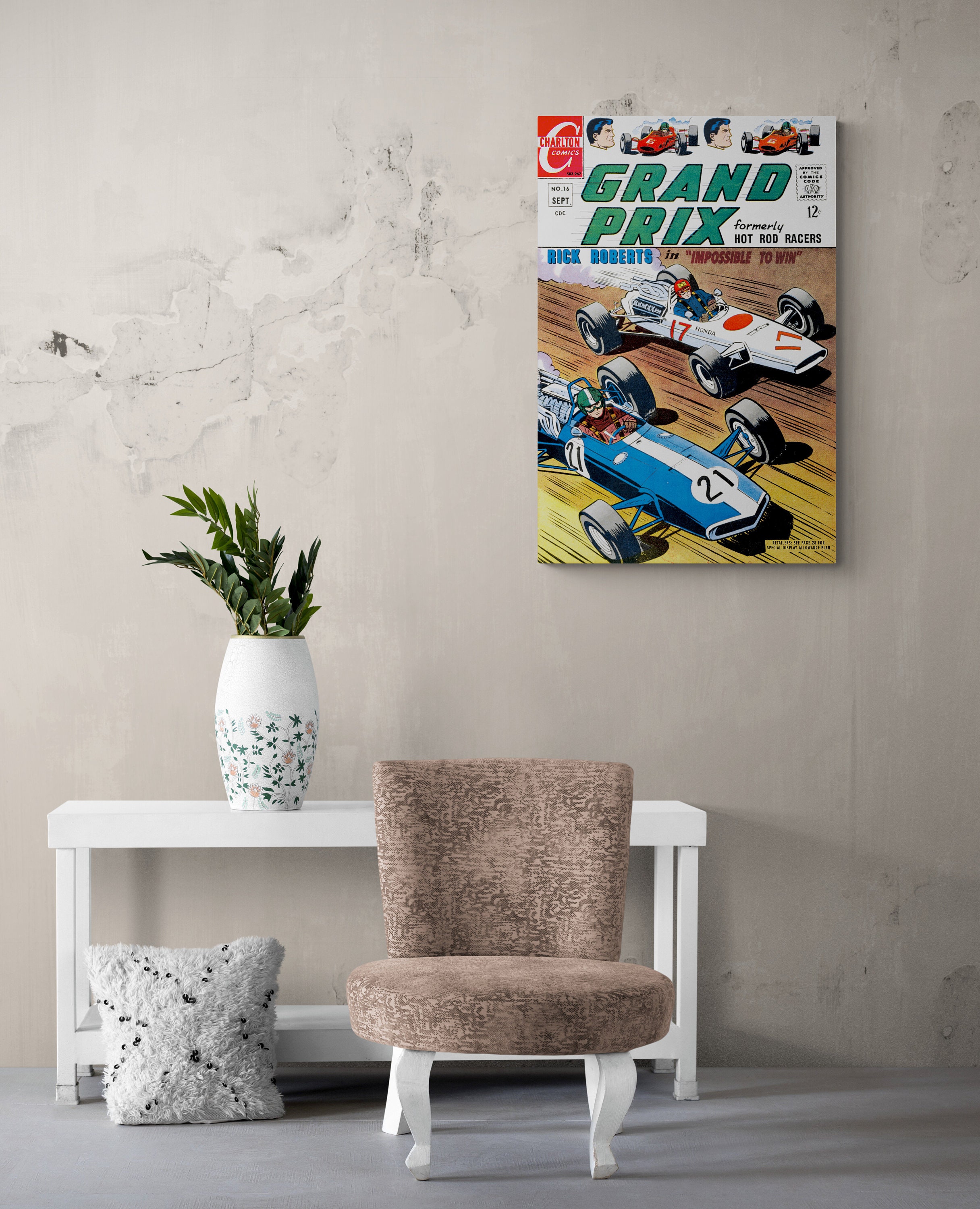 Grand Prix #16, Comic Book Poster - Etsy