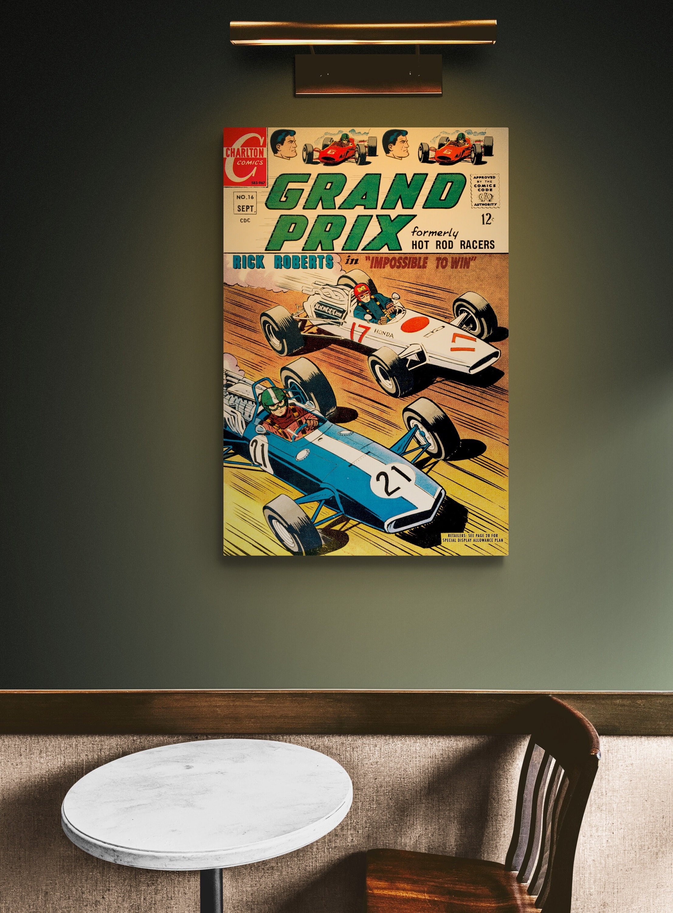 Grand Prix #16, Comic Book Poster - Etsy
