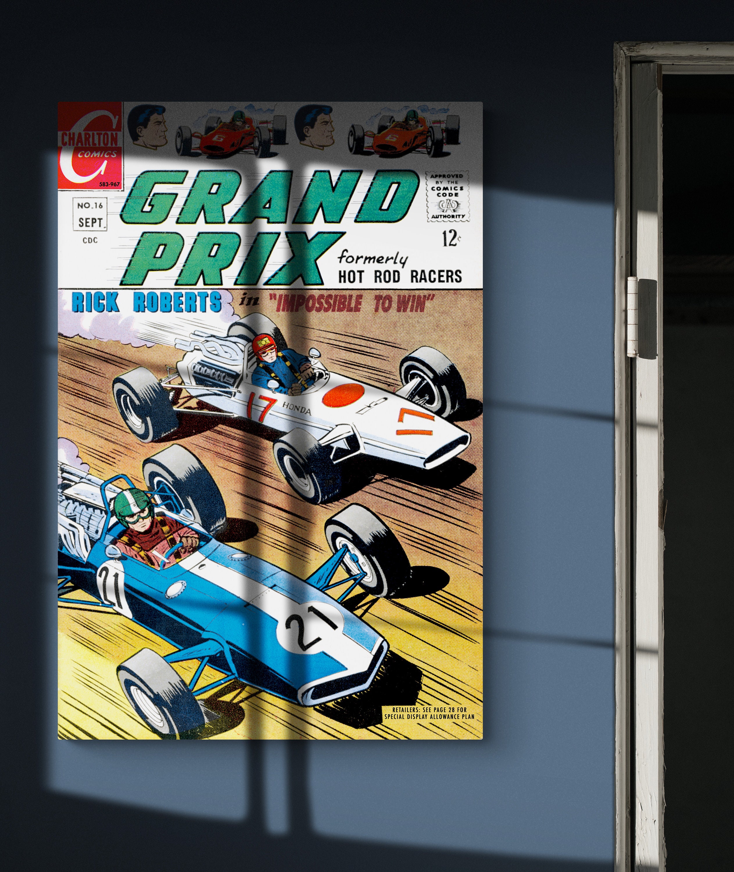 Grand Prix #16, Comic Book Poster - Etsy