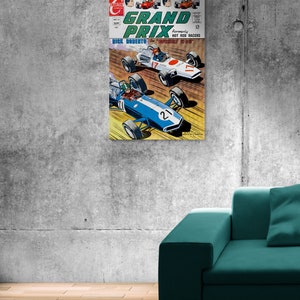 Grand Prix #16, Comic Book Poster - Etsy