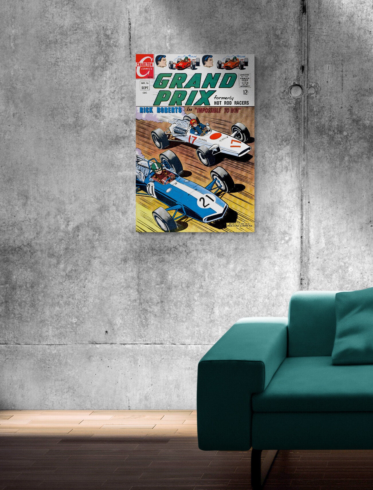 Grand Prix #16, Comic Book Poster - Etsy