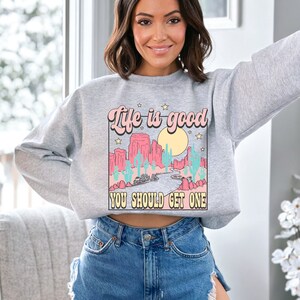 Soft Cotton Stylish Tee, Life is Good T-shirt, Sweatshirt, Hoodie ...