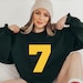Custom Number Sweatshirt, Custom Name, Team, Number Hoodie, Softball ...