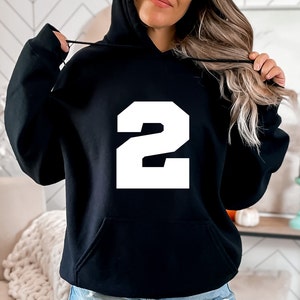Custom Number Sweatshirt, Custom Name, Team, Number Hoodie, Softball ...