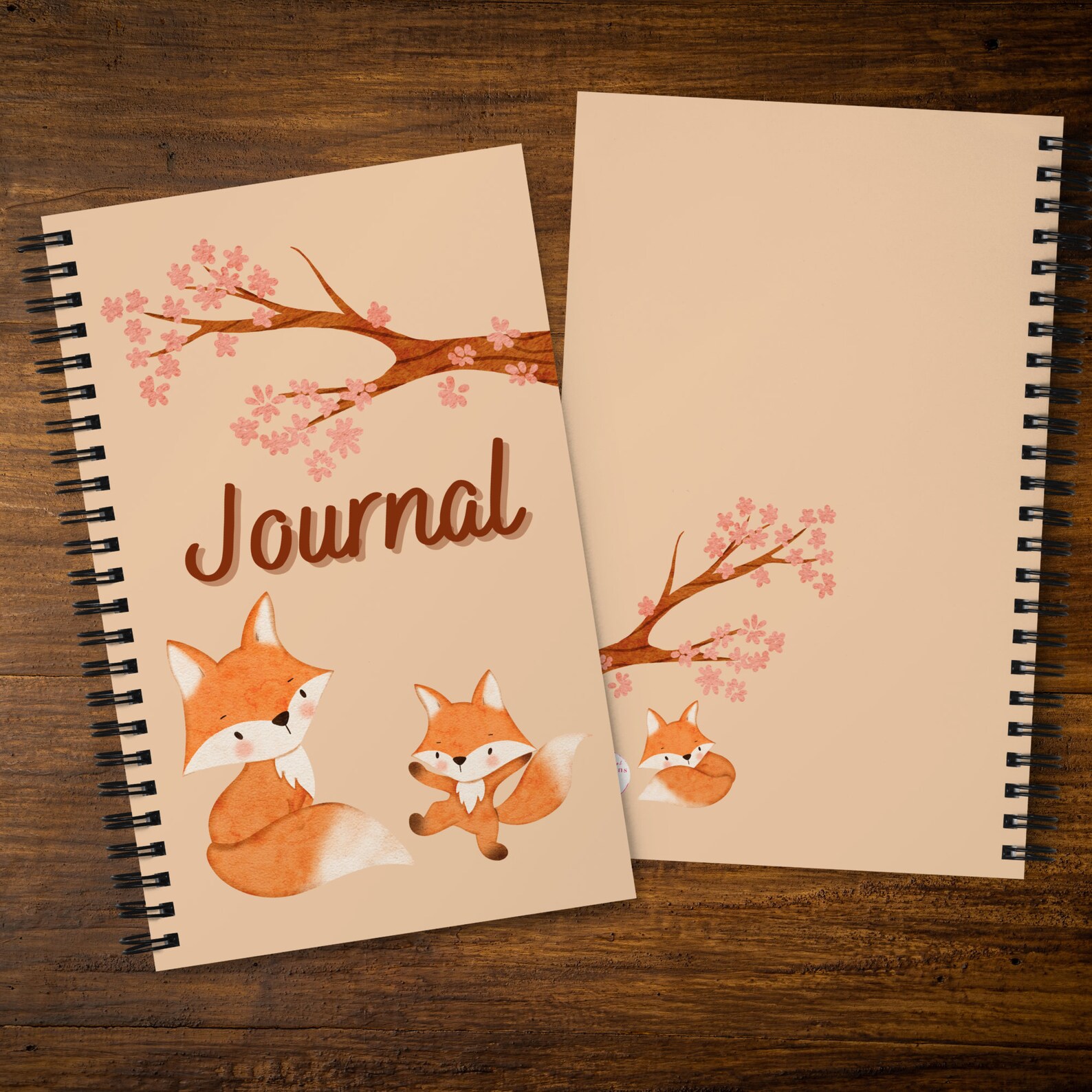 Cute Fox Notebook, Fox Friend Journal, Cute Animal Notebook, Drawing ...