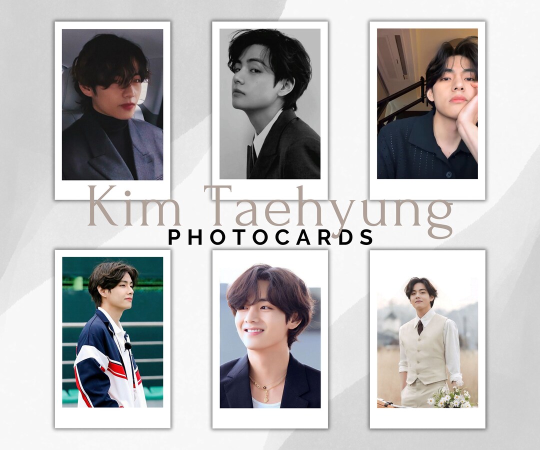 BTS V Kim Taehyung Bangtan Printable Poster, Kpop Digital Art Printable ...