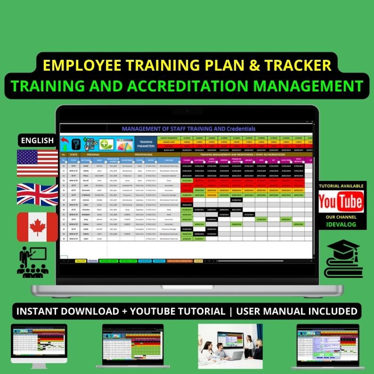 Employee Training Plan & Tracker | Training and Accreditation ...