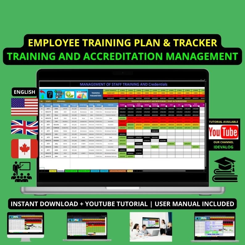 Employee Training Plan & Tracker | Training and Accreditation ...